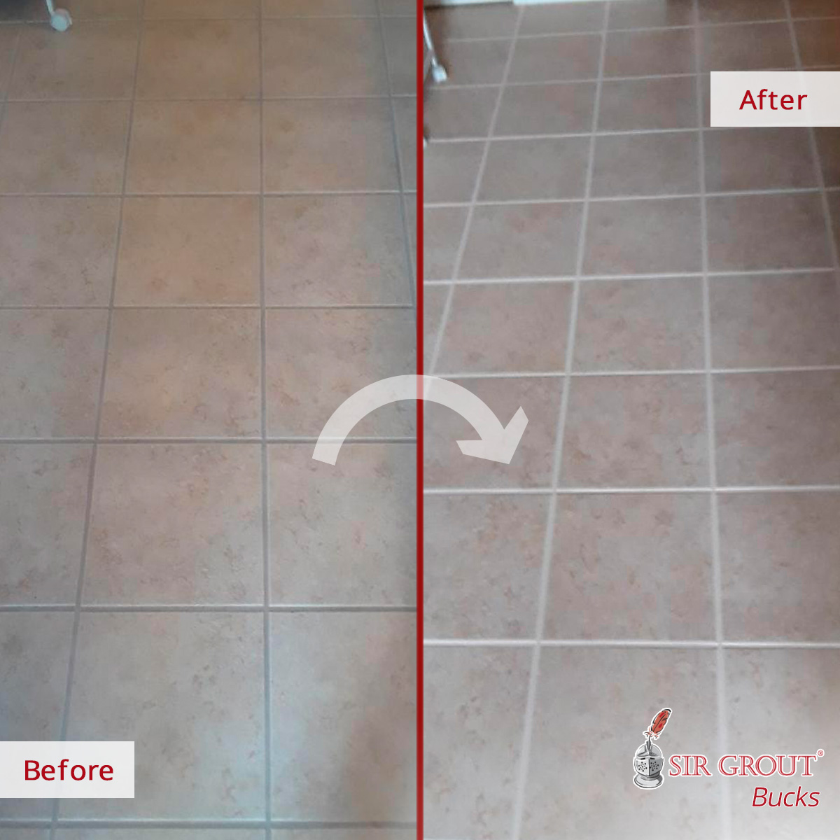A Tile Sealing in Doylestown, PA is Exactly What This Kitchen Floor ...